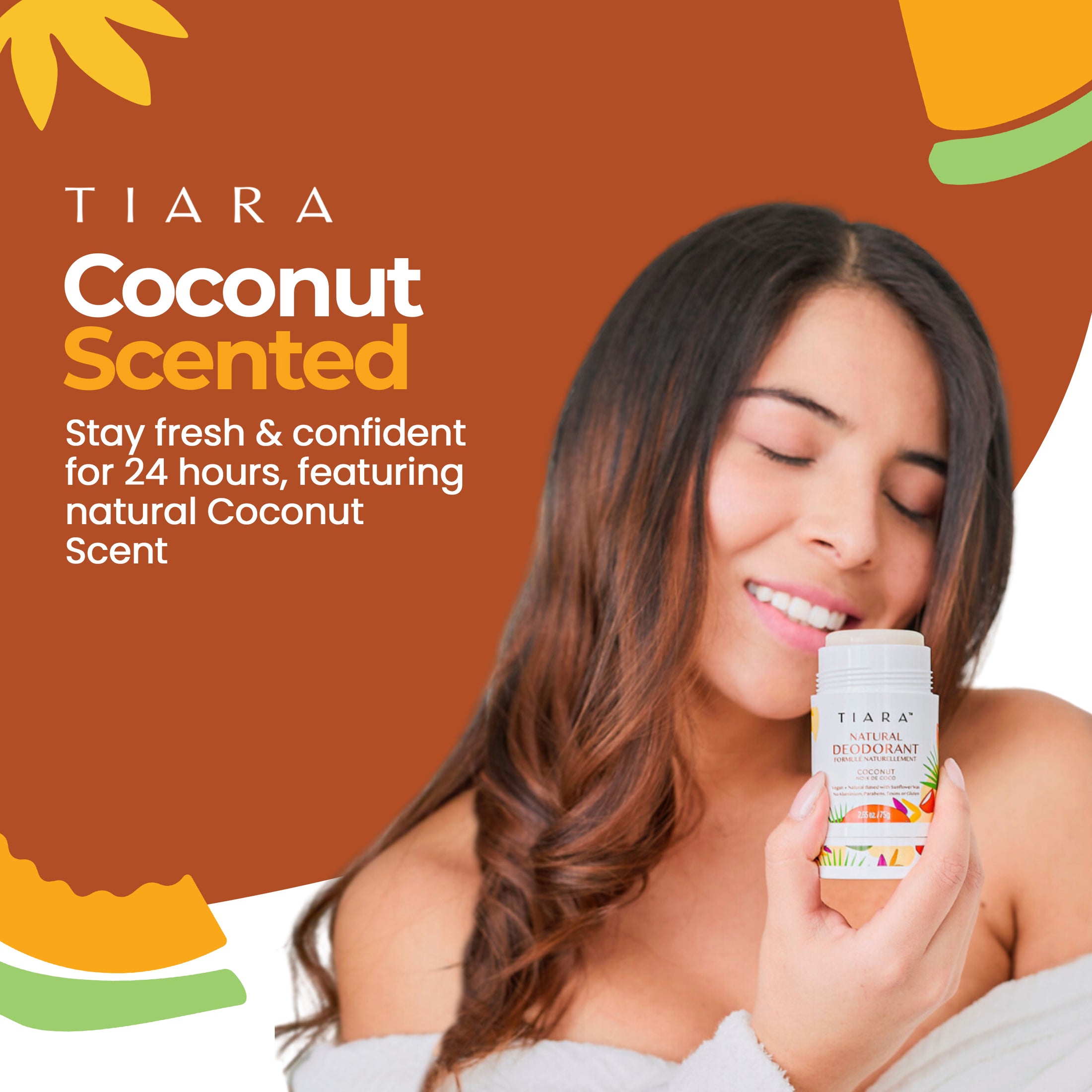 TIARA Natural Deodorant: Aluminum - Gluten-Free - Vegan - TIARA Natural ...